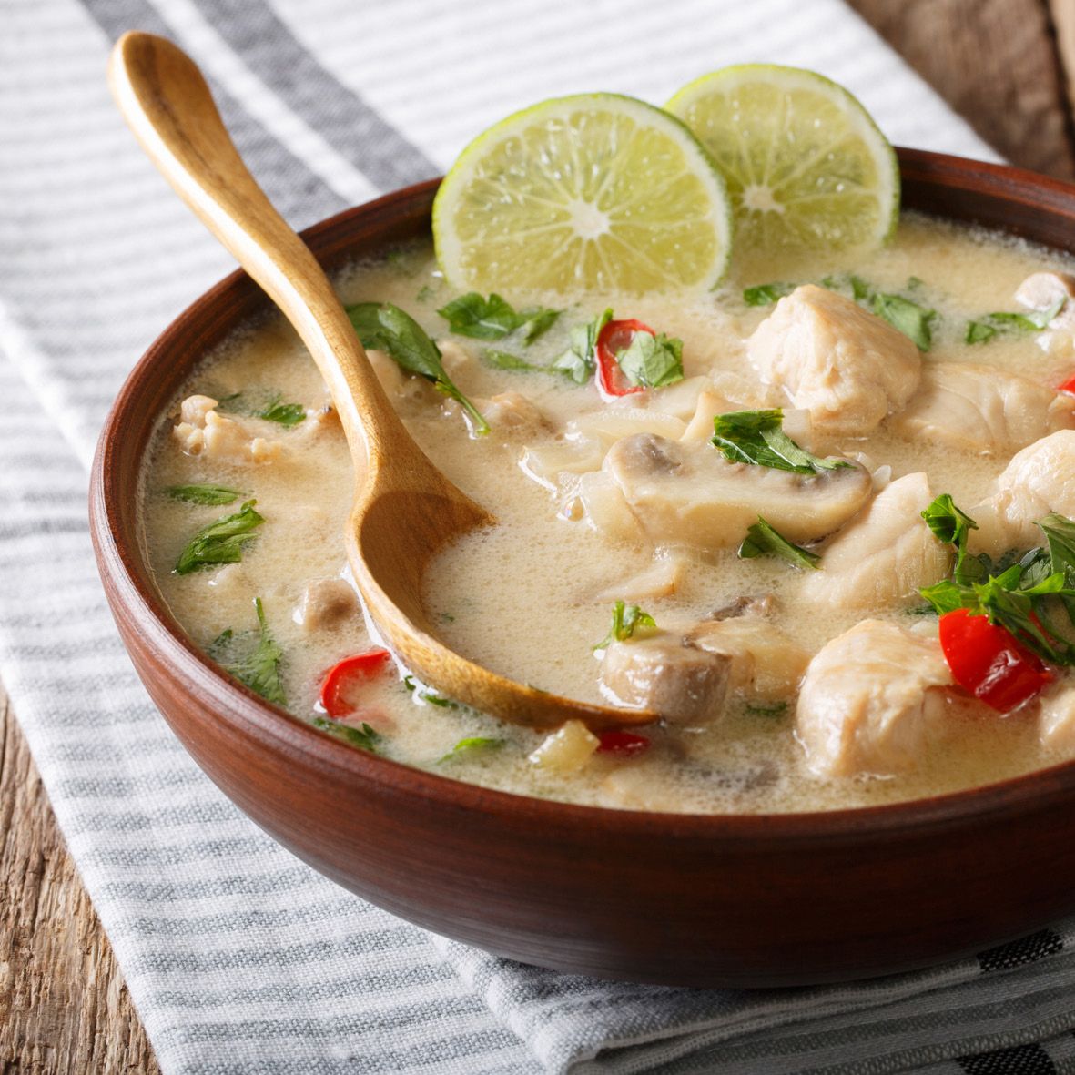 Thai chicken coconut soup :: Hill Street Grocer Thai chicken coconut soup :: Hill Street Grocer